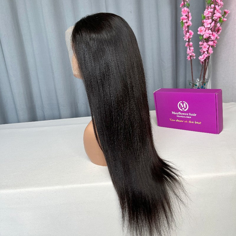 Burmese Hair Premade Lace Frontal Wigs 180% Density – Mayflower Virgin Hair